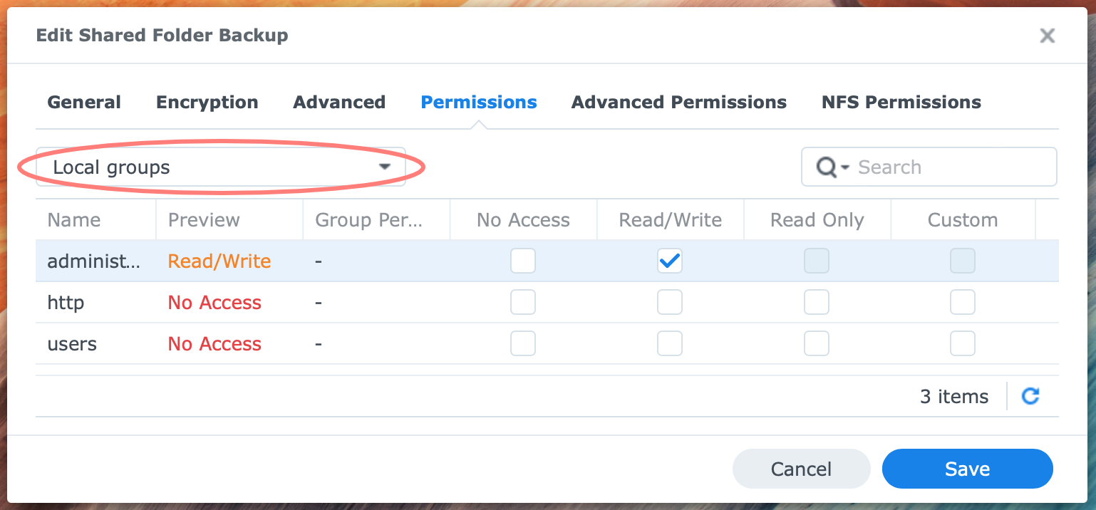 Better Synology User Management Storage Alchemist