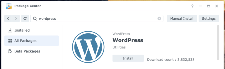 Successfully install WordPress on Synology NAS (part 1) - Storage Alchemist