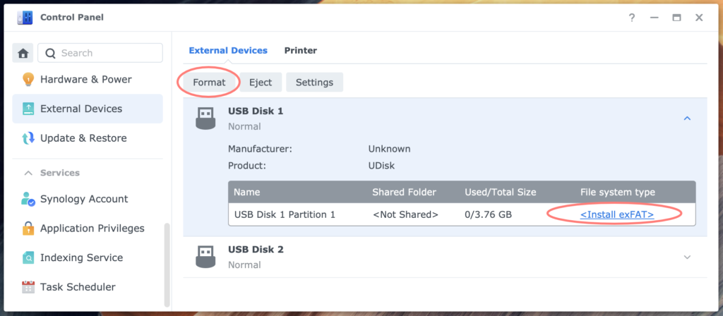 Using USB Disk With Synology NAS - Storage Alchemist