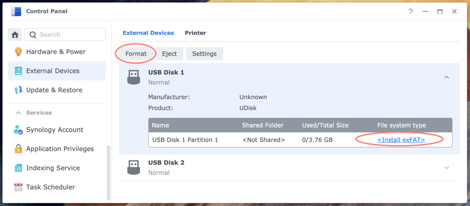 Using USB Disk With Synology NAS - Storage Alchemist