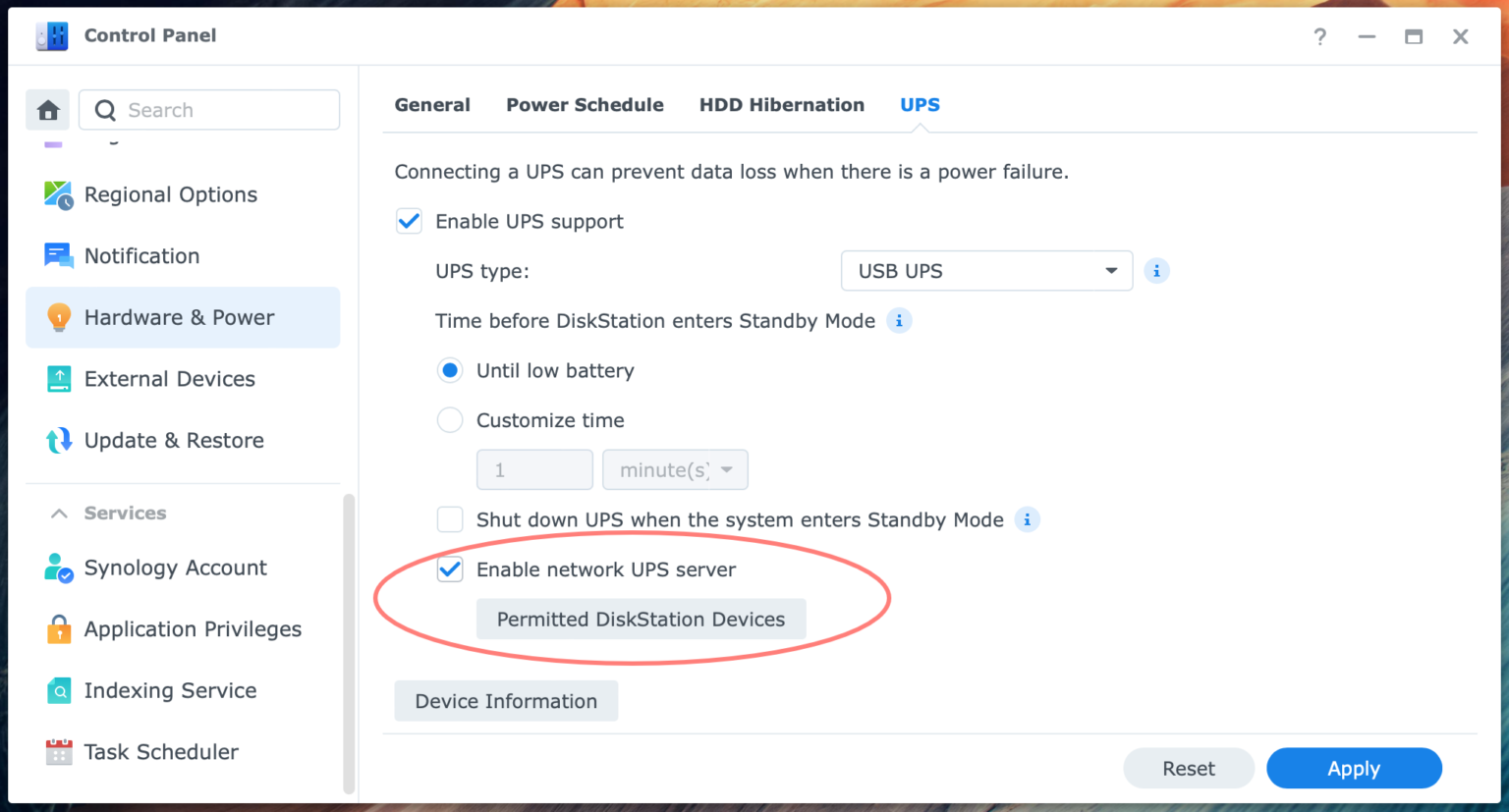 Configuring UPS In Synology NAS - Storage Alchemist