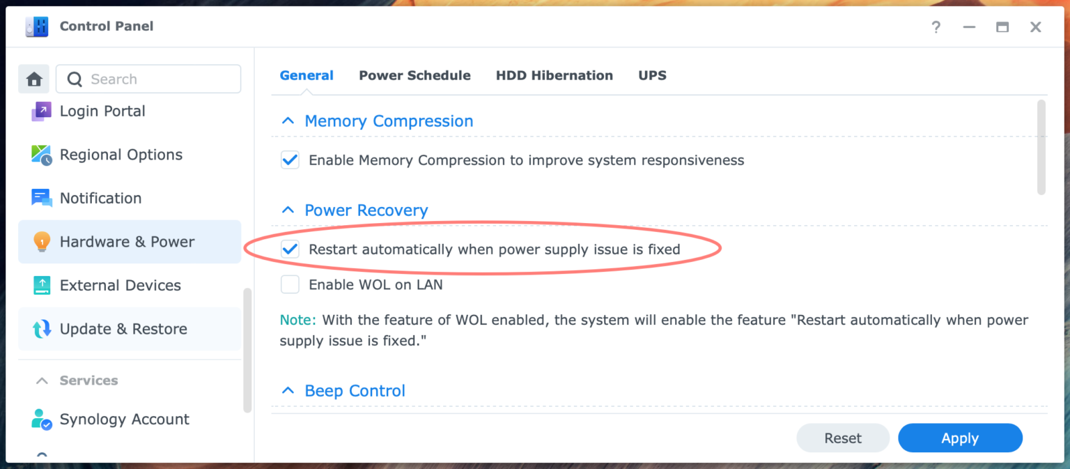Configuring UPS In Synology NAS - Storage Alchemist