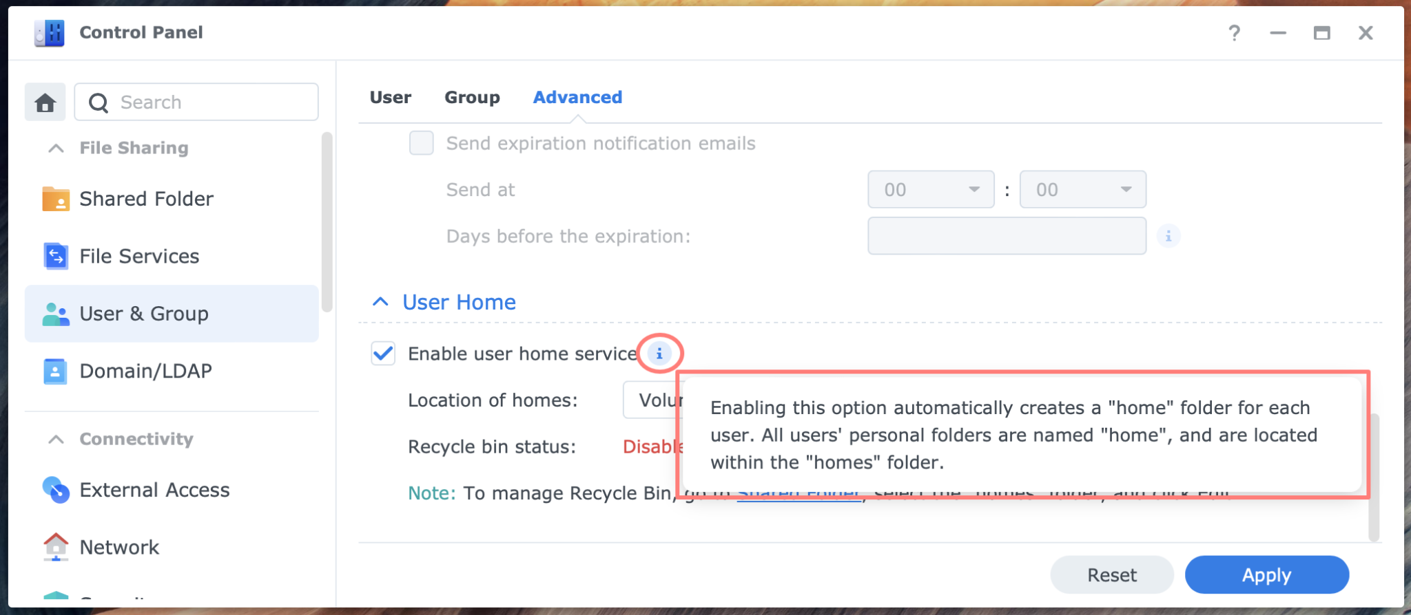 Using Home Folders On Synology NAS - Storage Alchemist