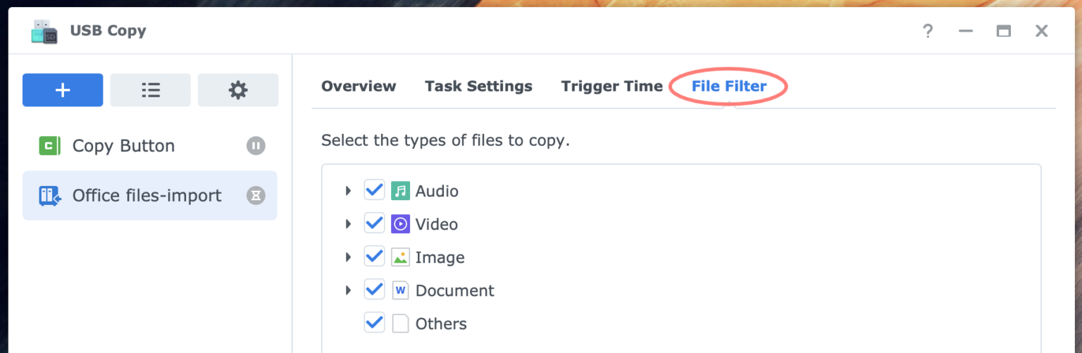 Using USB Copy On Synology NAS - Storage Alchemist