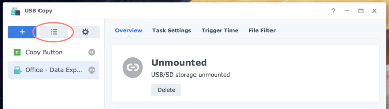 Using USB Copy On Synology NAS - Storage Alchemist