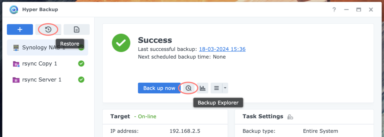 Restoring Hyper Backup - Storage Alchemist Restoring Hyper Backup - Storage Alchemist