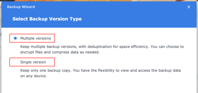 Restoring Hyper Backup - Storage Alchemist