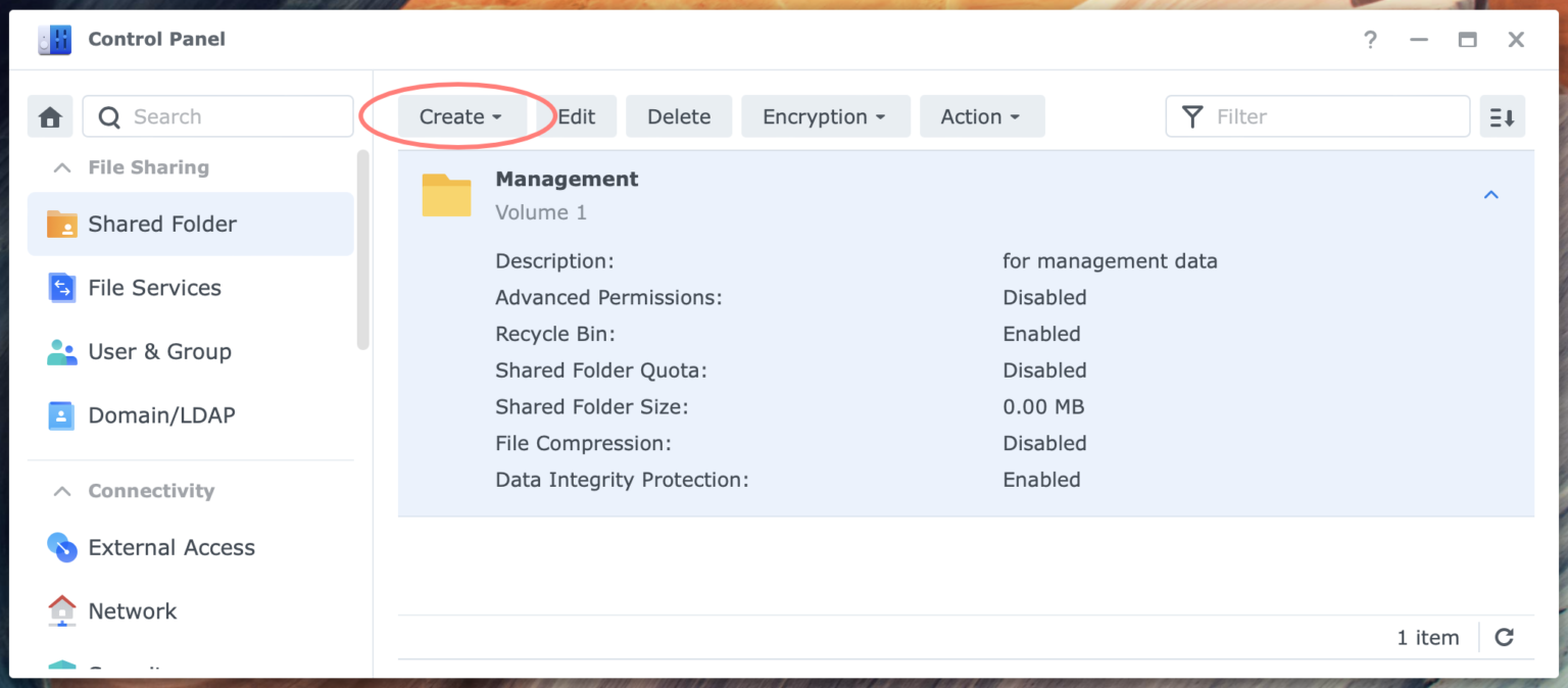 How To Create A Shared Folder - Storage Alchemist