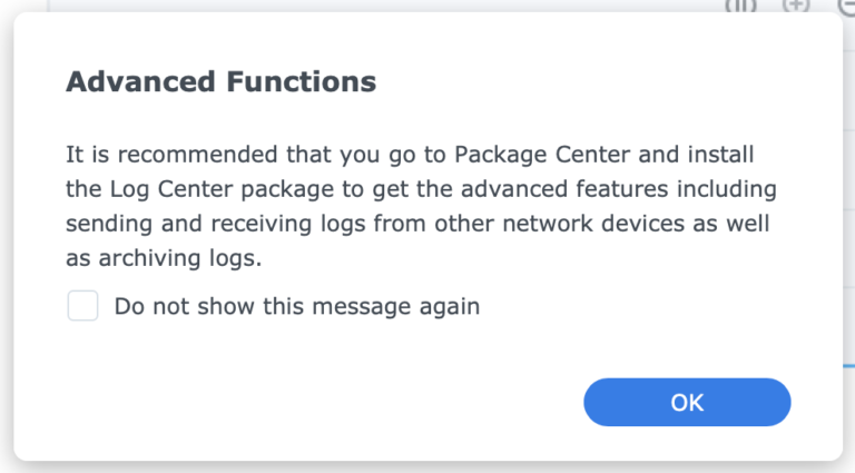 Using Log Center On Synology NAS - Storage Alchemist