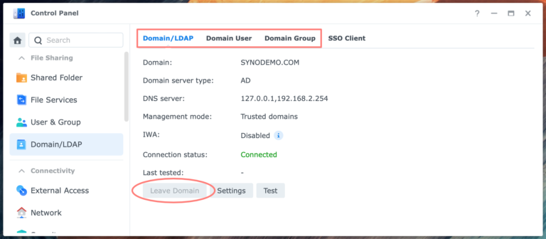 Setting Up Synology Directory Server - Storage Alchemist